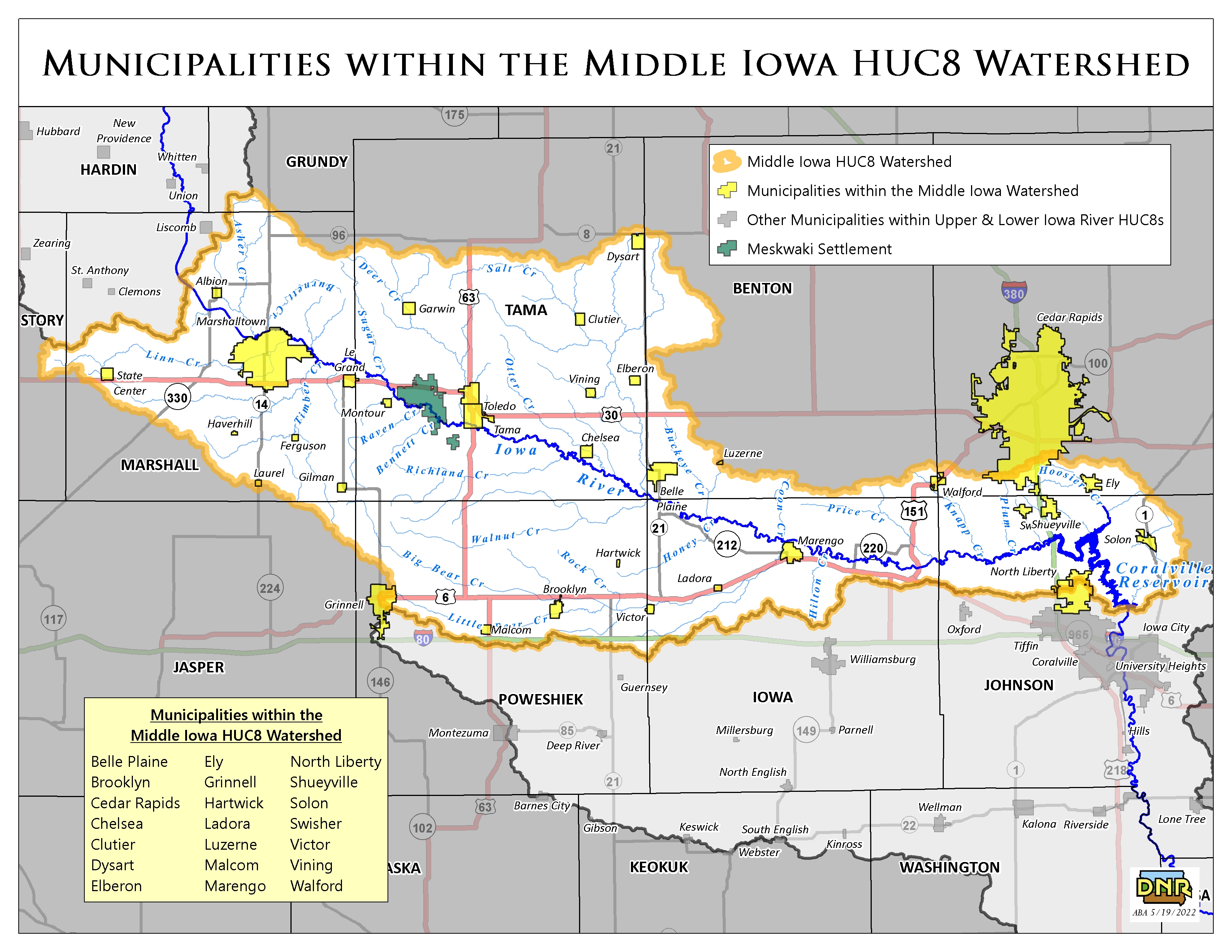 About the Watershed – Middle Iowa Watershed